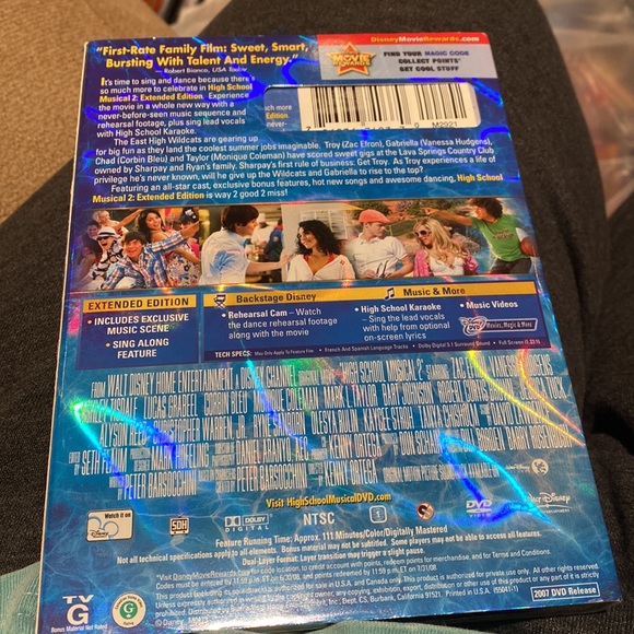 Disney | Media | High School Musical 2 Dvd Extended Version Brand New ...